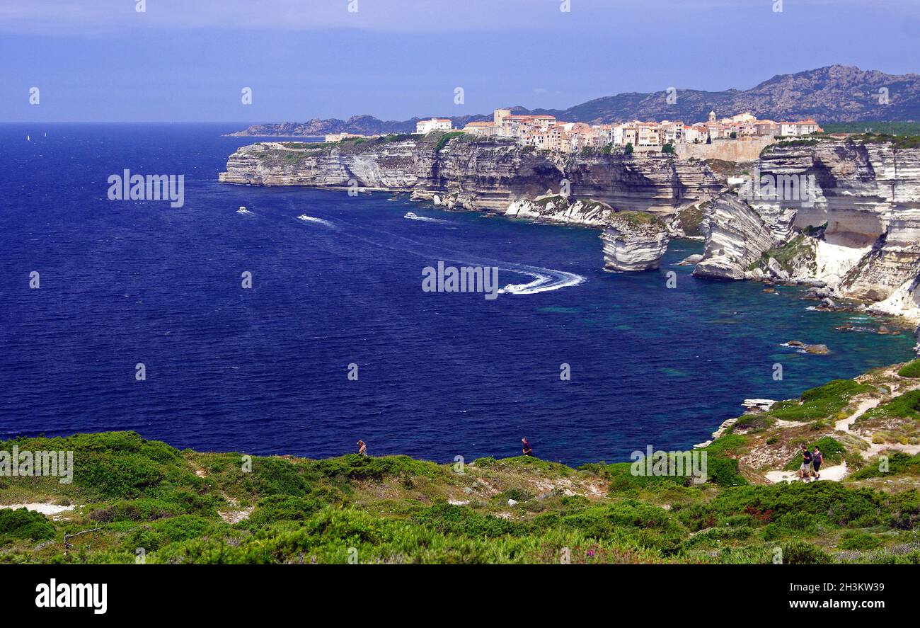 FRANCE. CORSE DU SUD (2A) BONIFACIO CLIFFS Stock Photo - Alamy