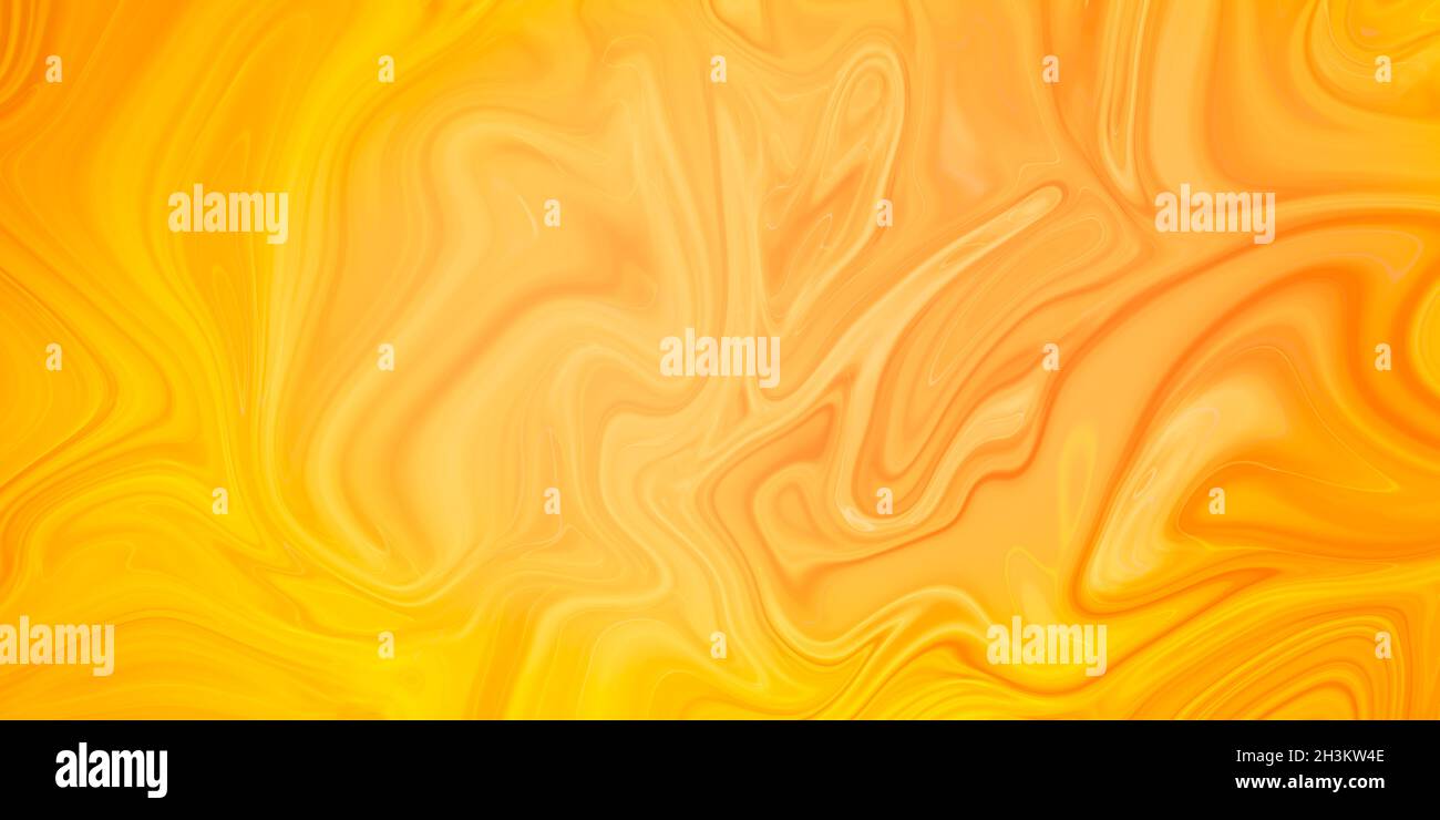 Abstract orange paint background. Acrylic texture with marble pattern ...