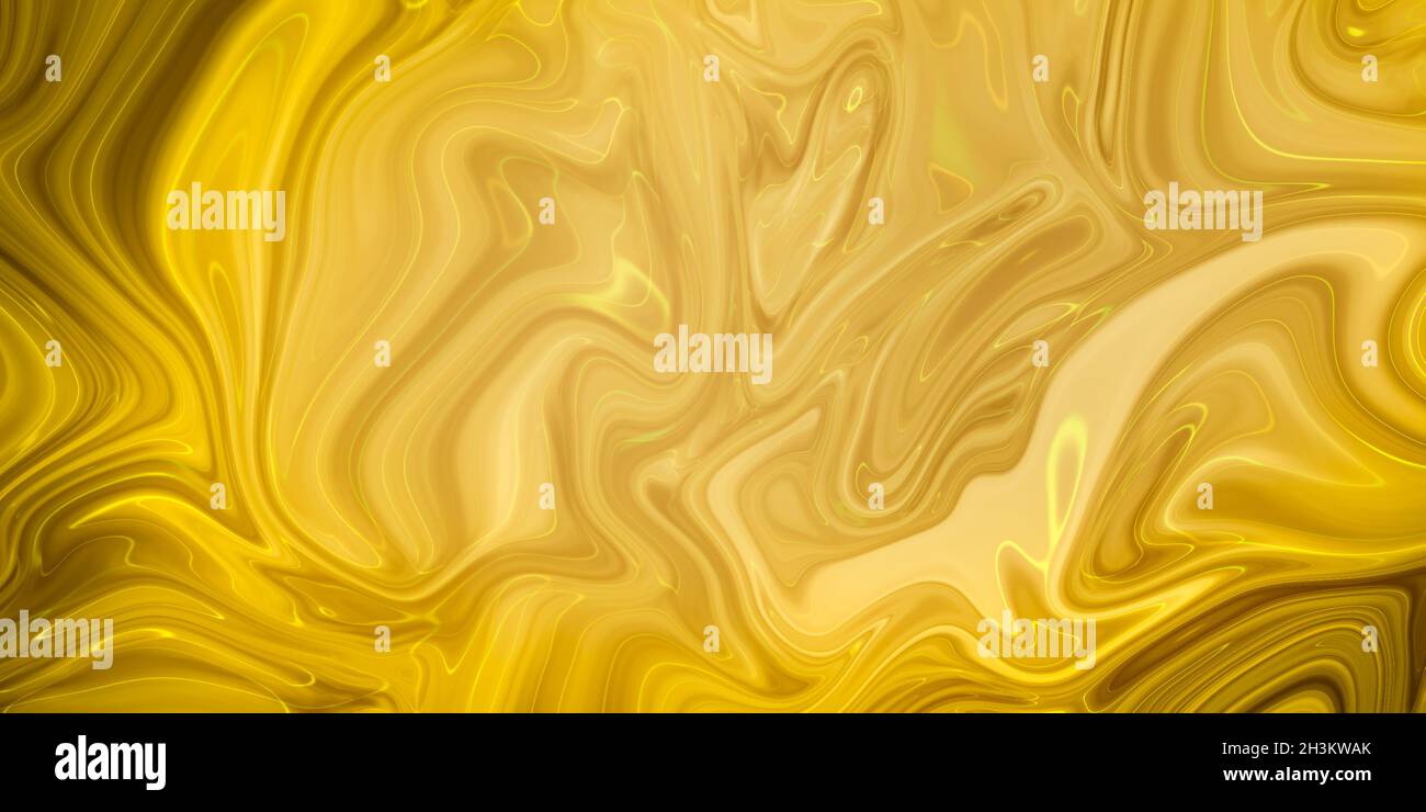 Yellow Oil Paint Texture