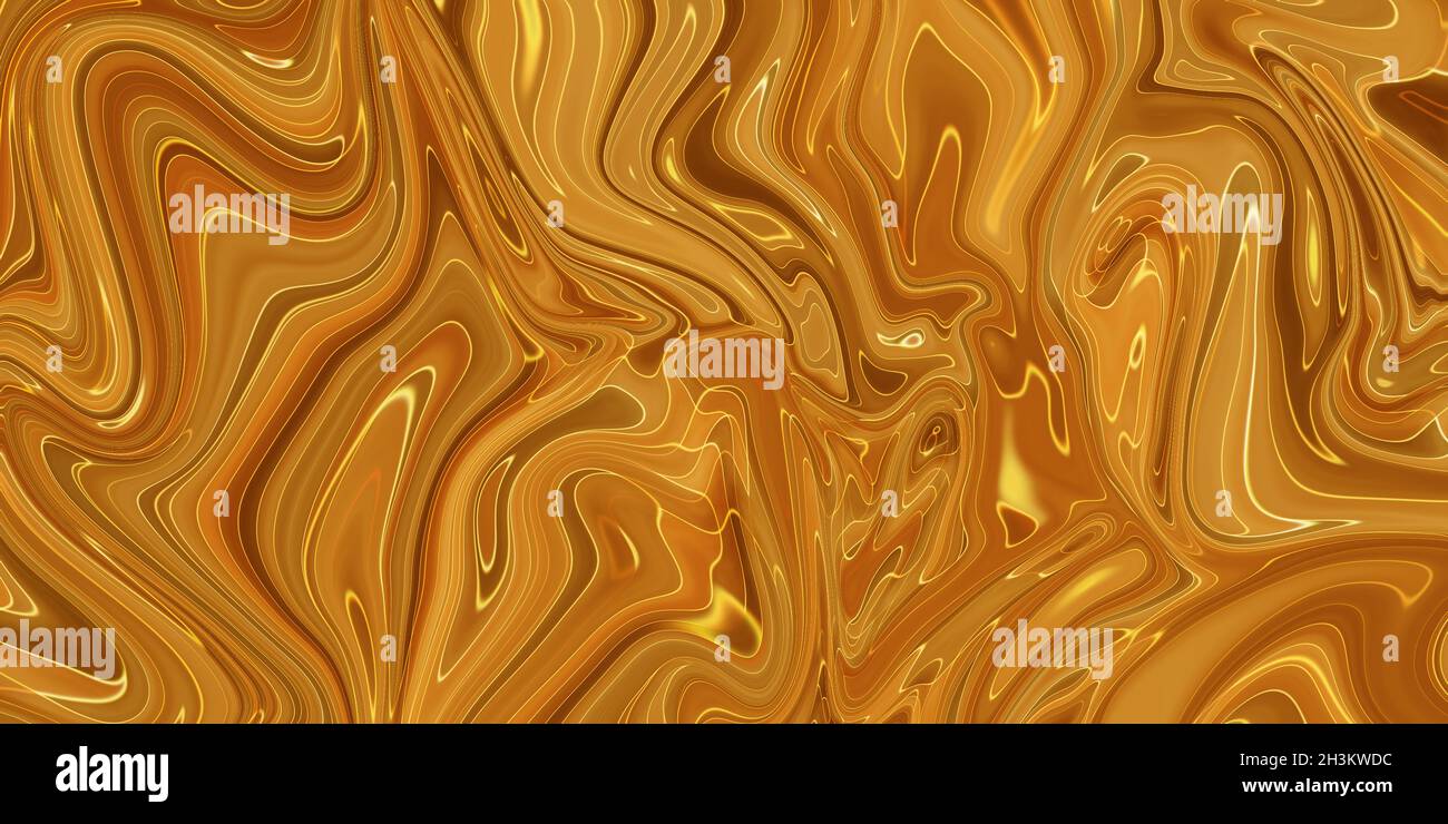 Abstract orange paint background. Acrylic texture with marble pattern ...