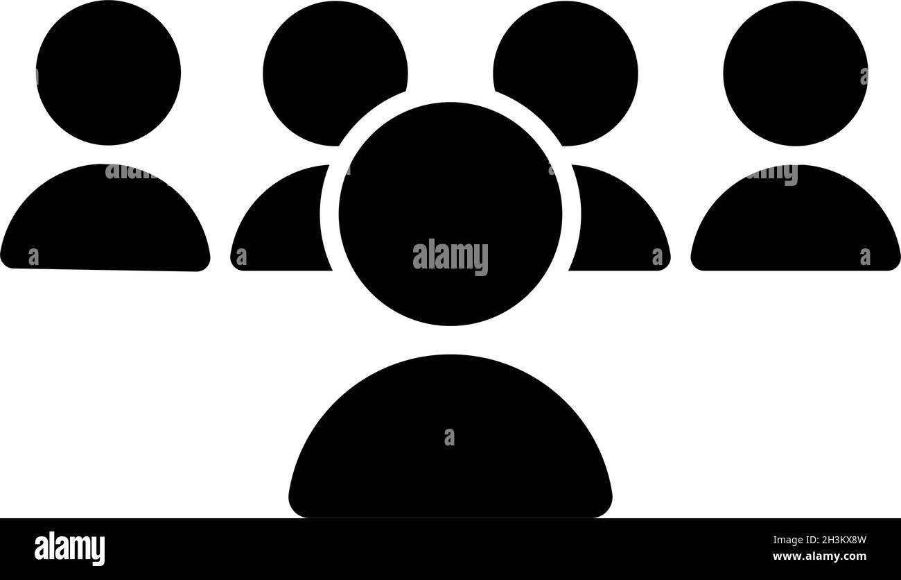 Human, people character, avatar icon, symbol. Personnel, staff ...