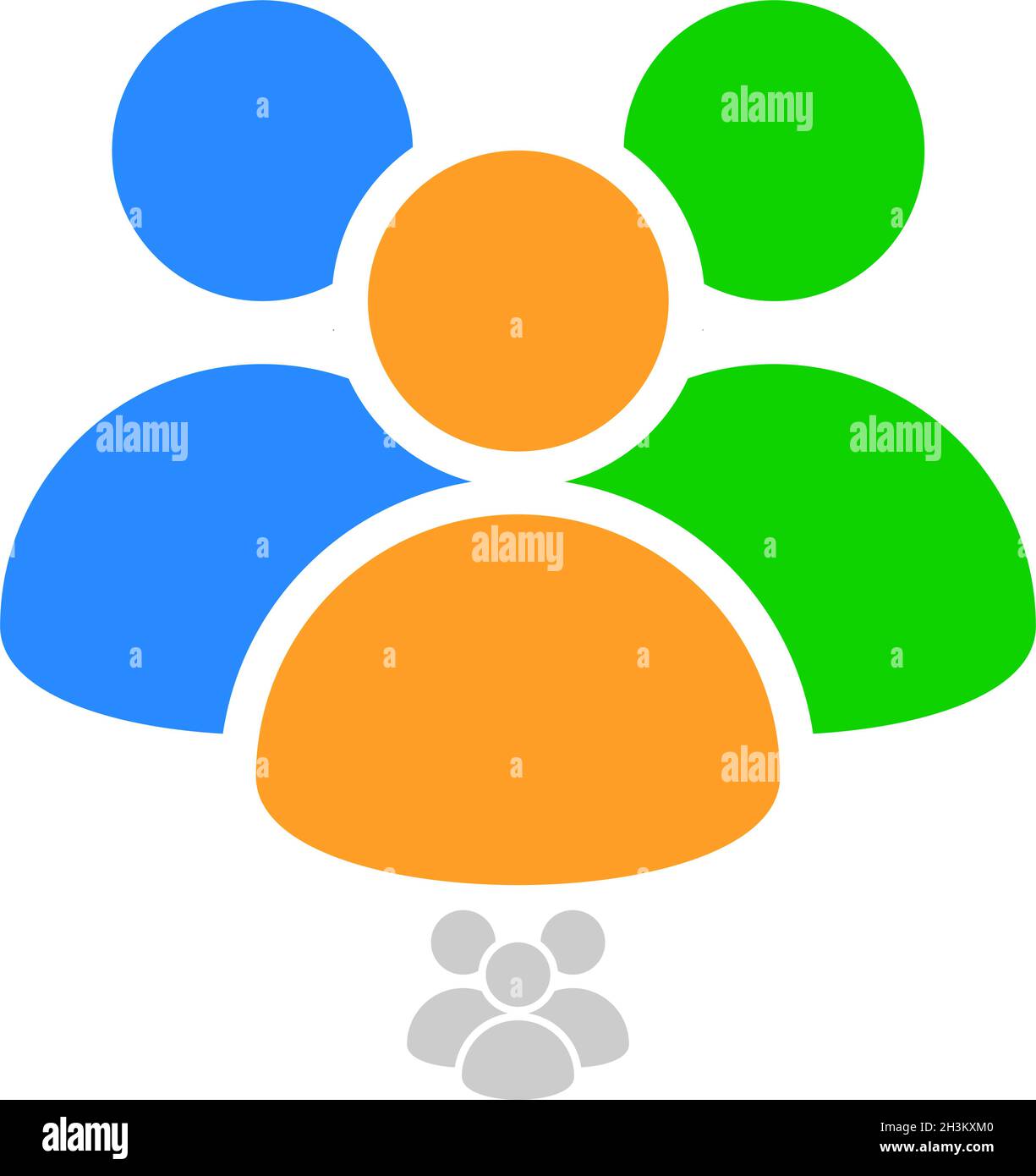 Human, people character, avatar icon, symbol. Personnel, staff ...