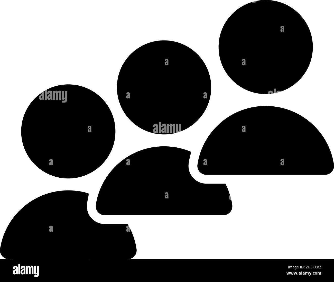 Human, people character, avatar icon, symbol. Personnel, staff ...