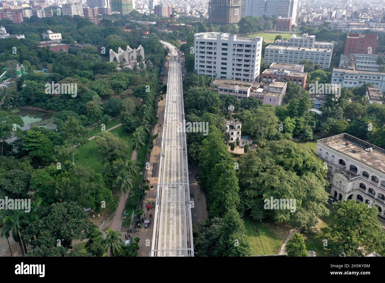 Dhaka, Bangladesh - October 29, 2021: The under construction Bangladesh ...
