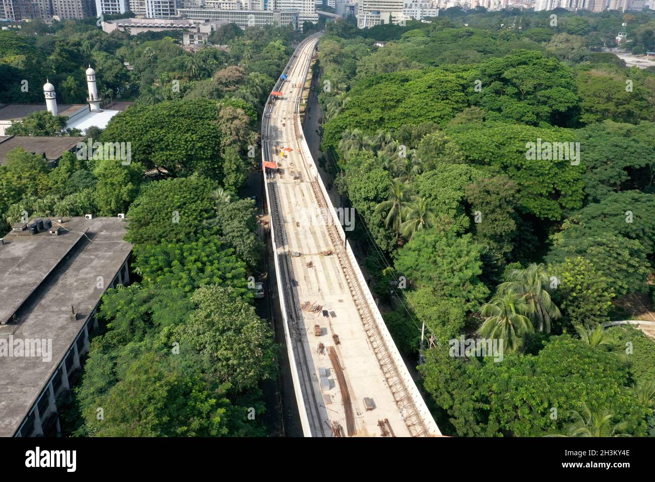 Dhaka, Bangladesh - October 29, 2021: The under construction Bangladesh ...