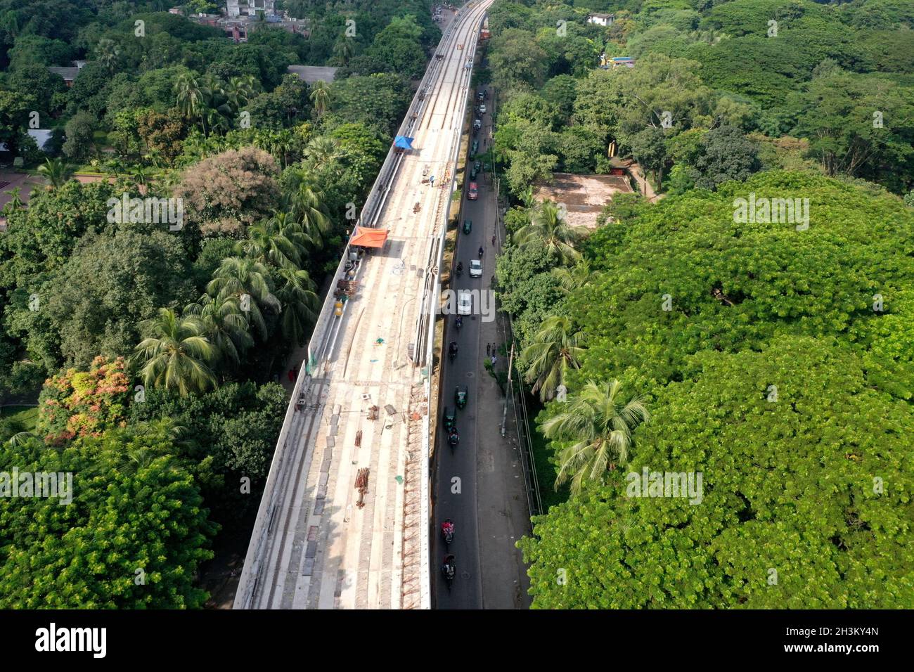 Dhaka, Bangladesh - October 29, 2021: The under construction Bangladesh ...