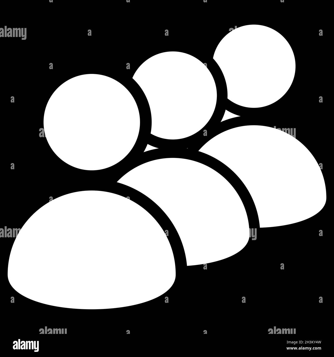 Human, people character, avatar icon, symbol. Personnel, staff ...