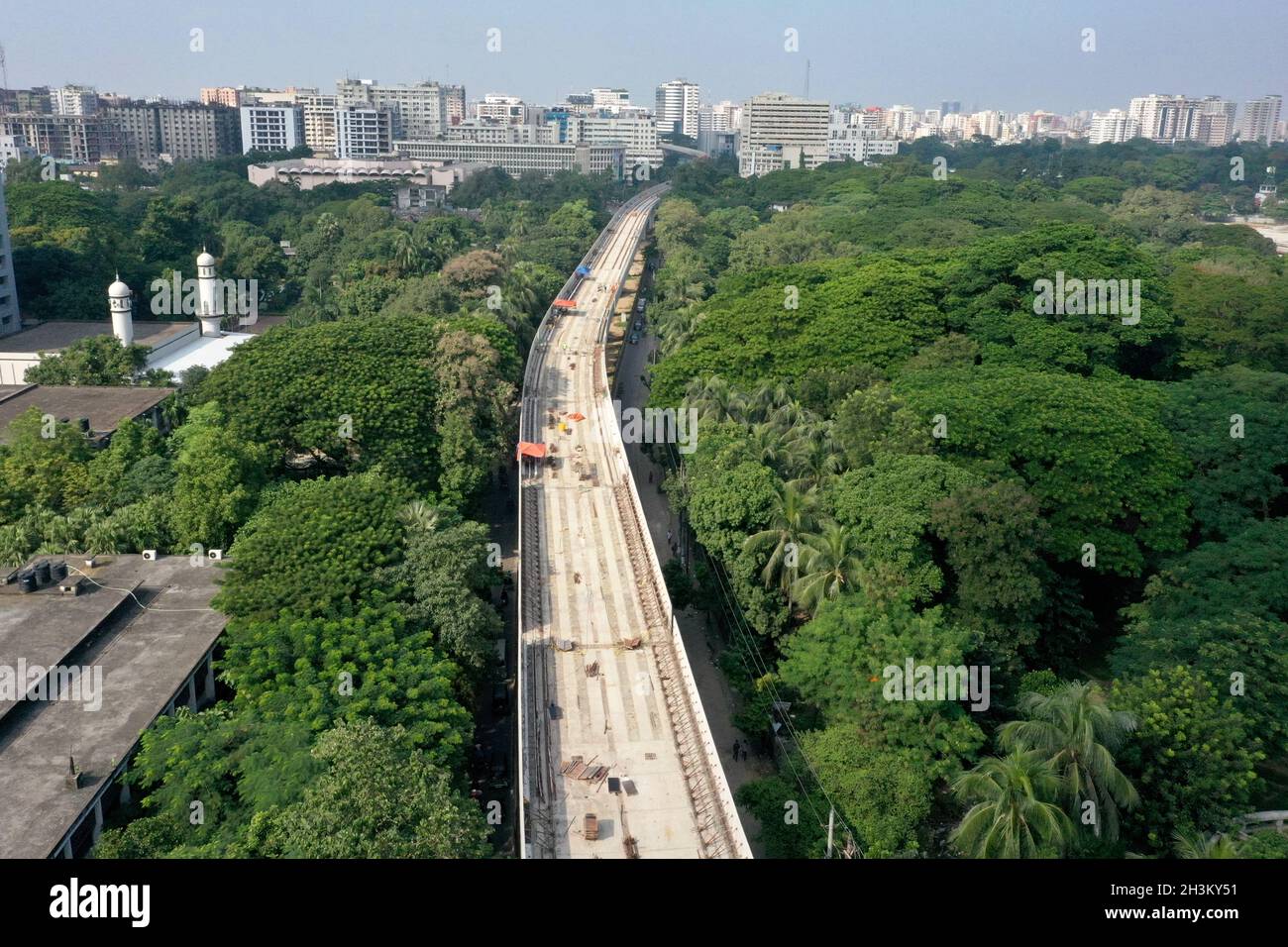 Dhaka, Bangladesh - October 29, 2021: The under construction Bangladesh ...