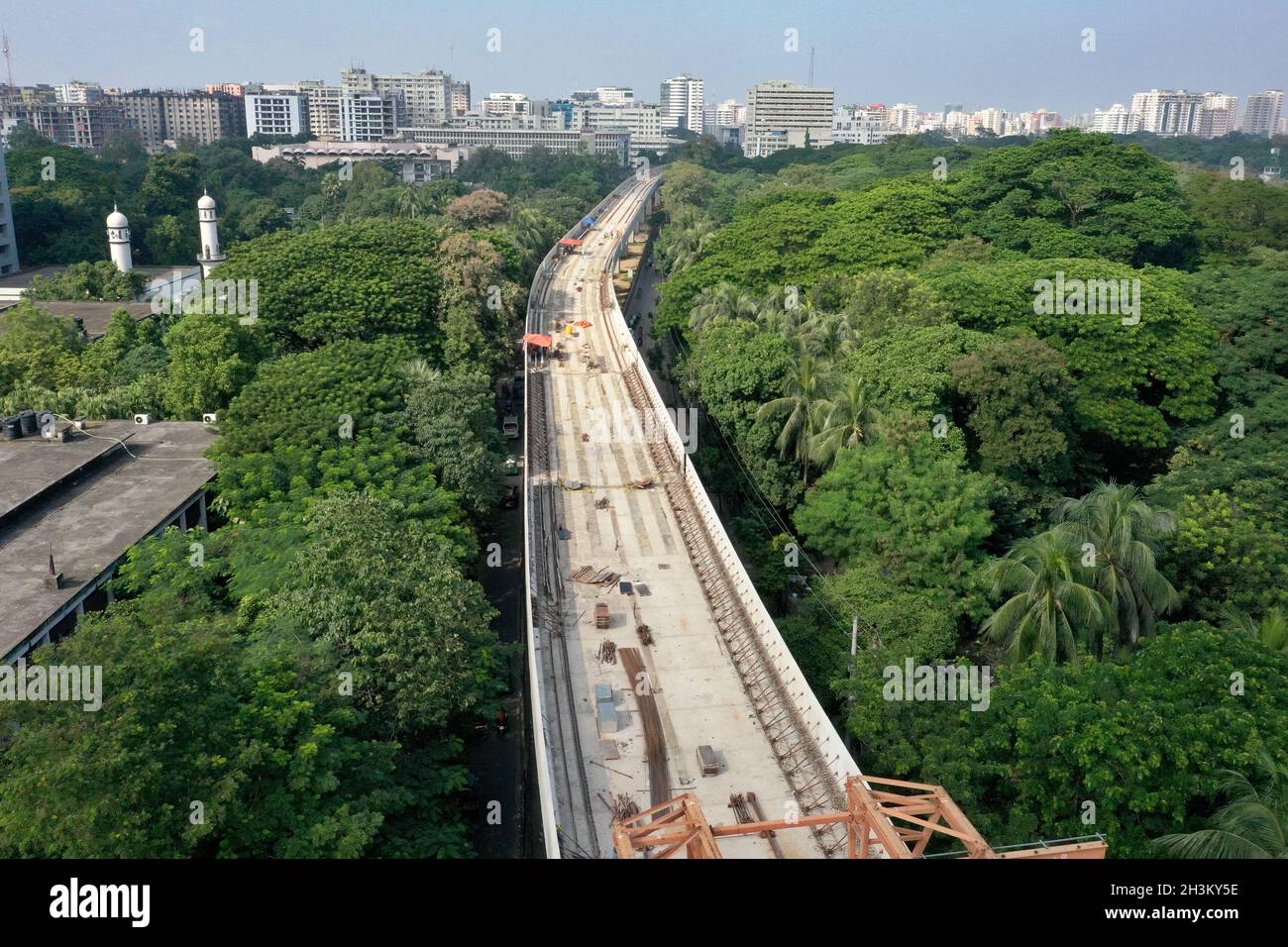 Dhaka, Bangladesh - October 29, 2021: The under construction Bangladesh ...