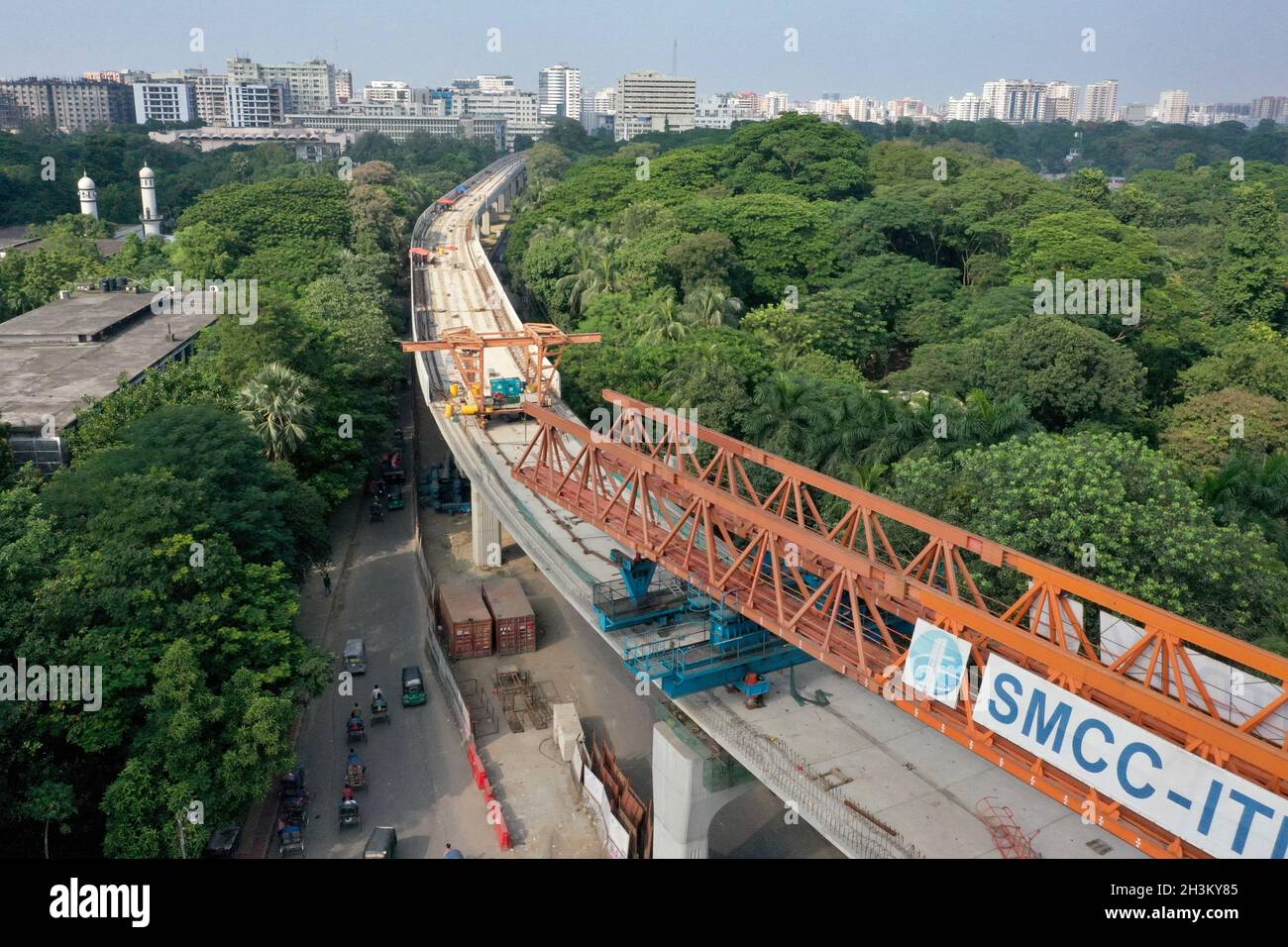 Dhaka, Bangladesh - October 29, 2021: The under construction Bangladesh ...