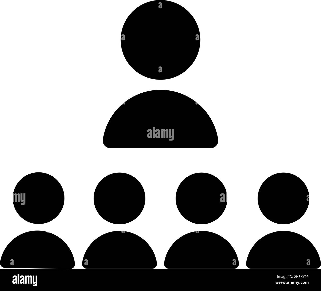 Human, people character, avatar icon, symbol. Personnel, staff ...