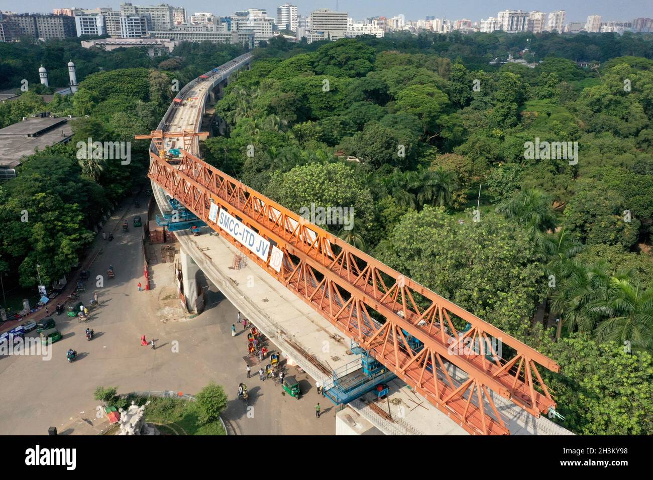 Dhaka, Bangladesh - October 29, 2021: The under construction Bangladesh ...