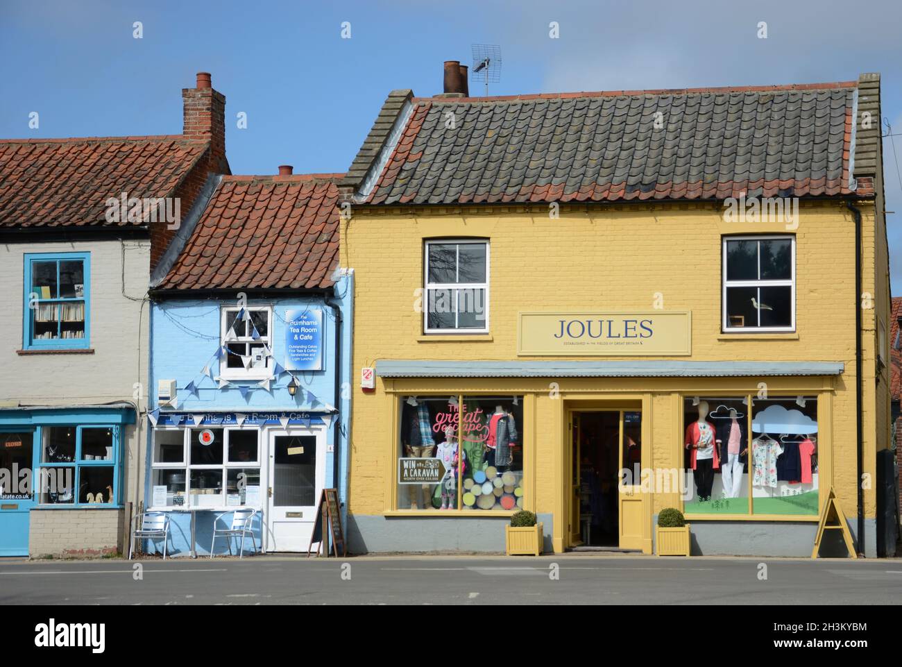 BURNHAM MARKET, UNITED KINGDOM - Apr 02, 2017: The colorful Joules ...