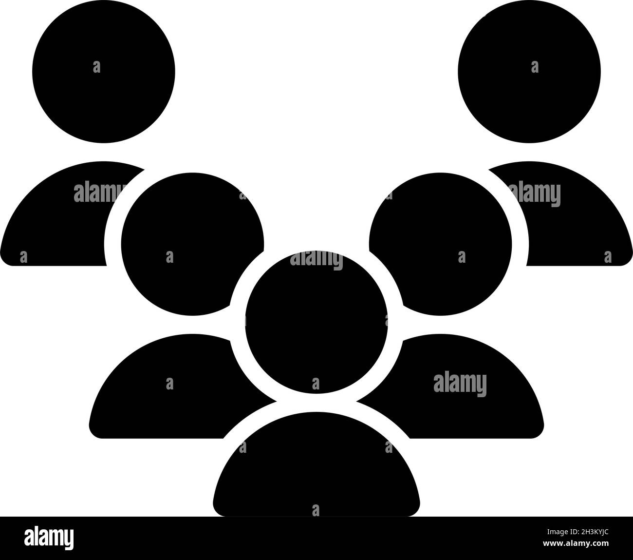 Human, people character, avatar icon, symbol. Personnel, staff ...