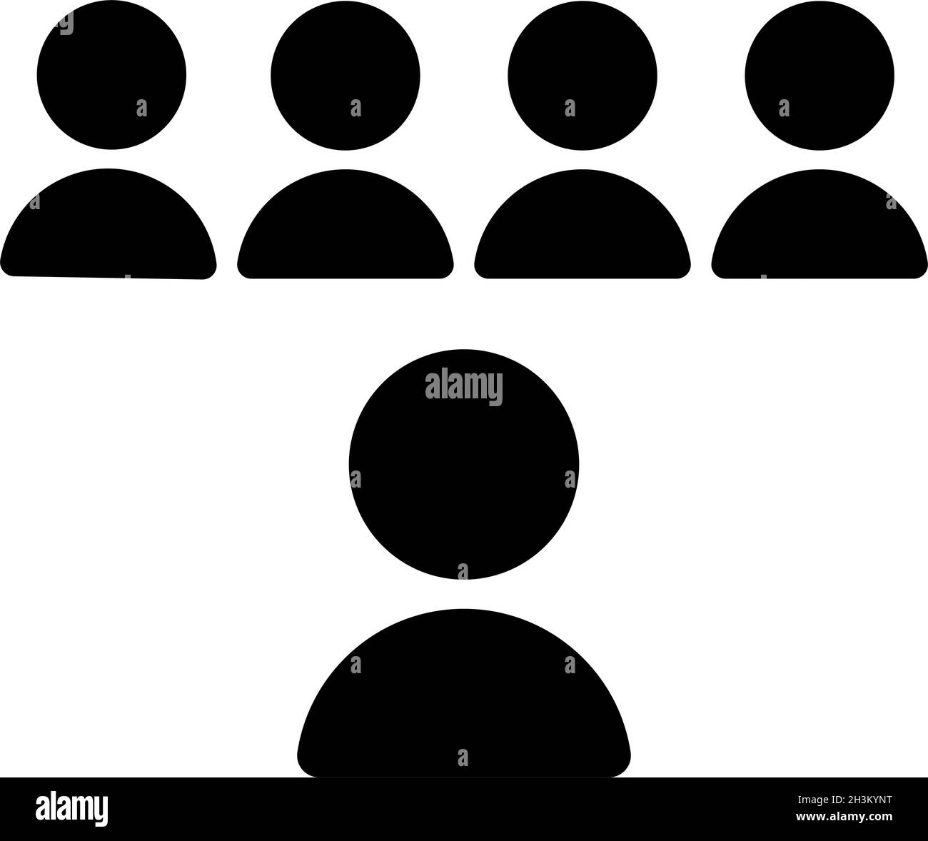 Human, people character, avatar icon, symbol. Personnel, staff ...