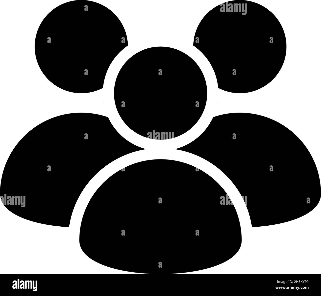 Human, people character, avatar icon, symbol. Personnel, staff ...