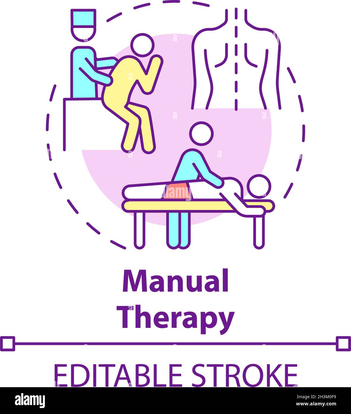 Breath physiotherapy vector hi-res stock photography and images - Alamy