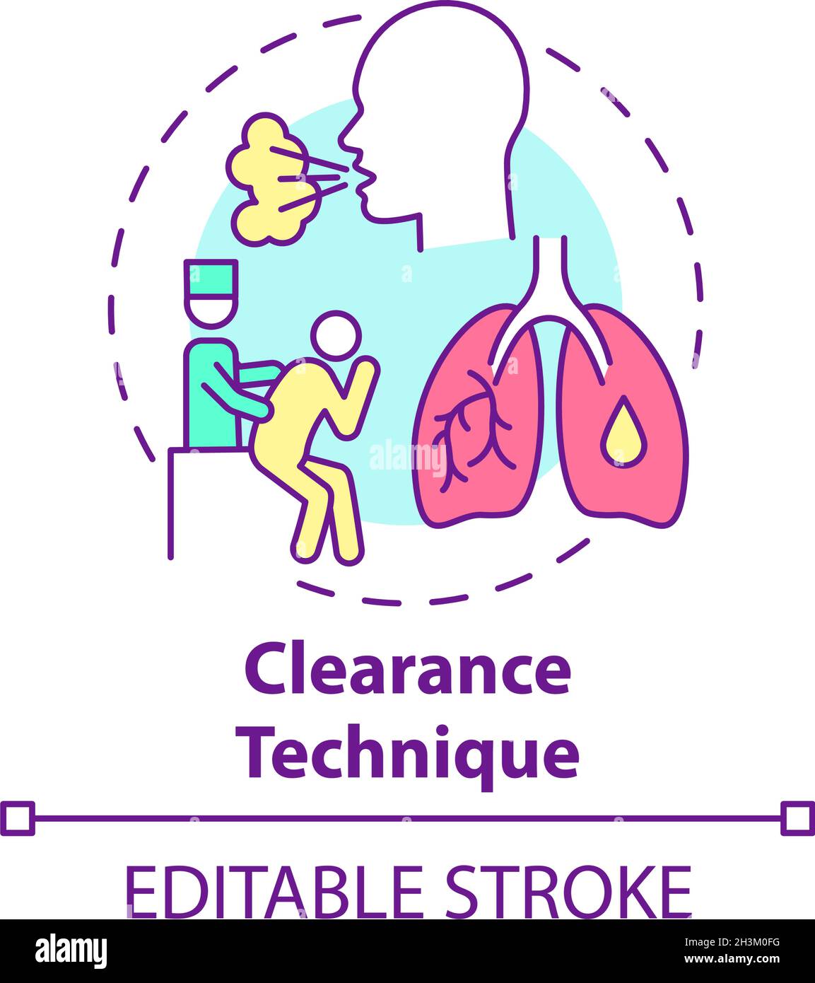 Clearance technique concept icon Stock Vector Image & Art - Alamy