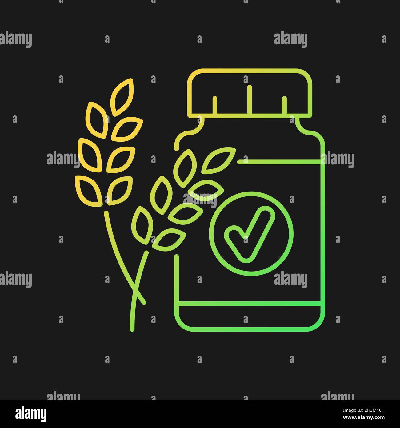 Fiber gradient vector icon for dark theme Stock Vector Image & Art - Alamy