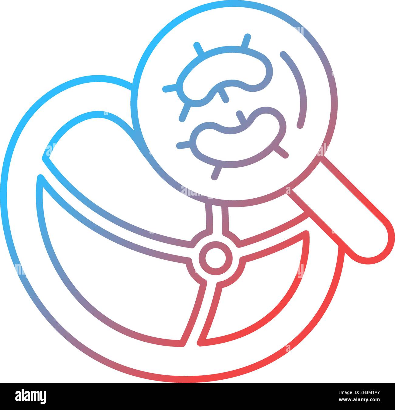 Pathogen testing gradient linear vector icon Stock Vector Image & Art ...