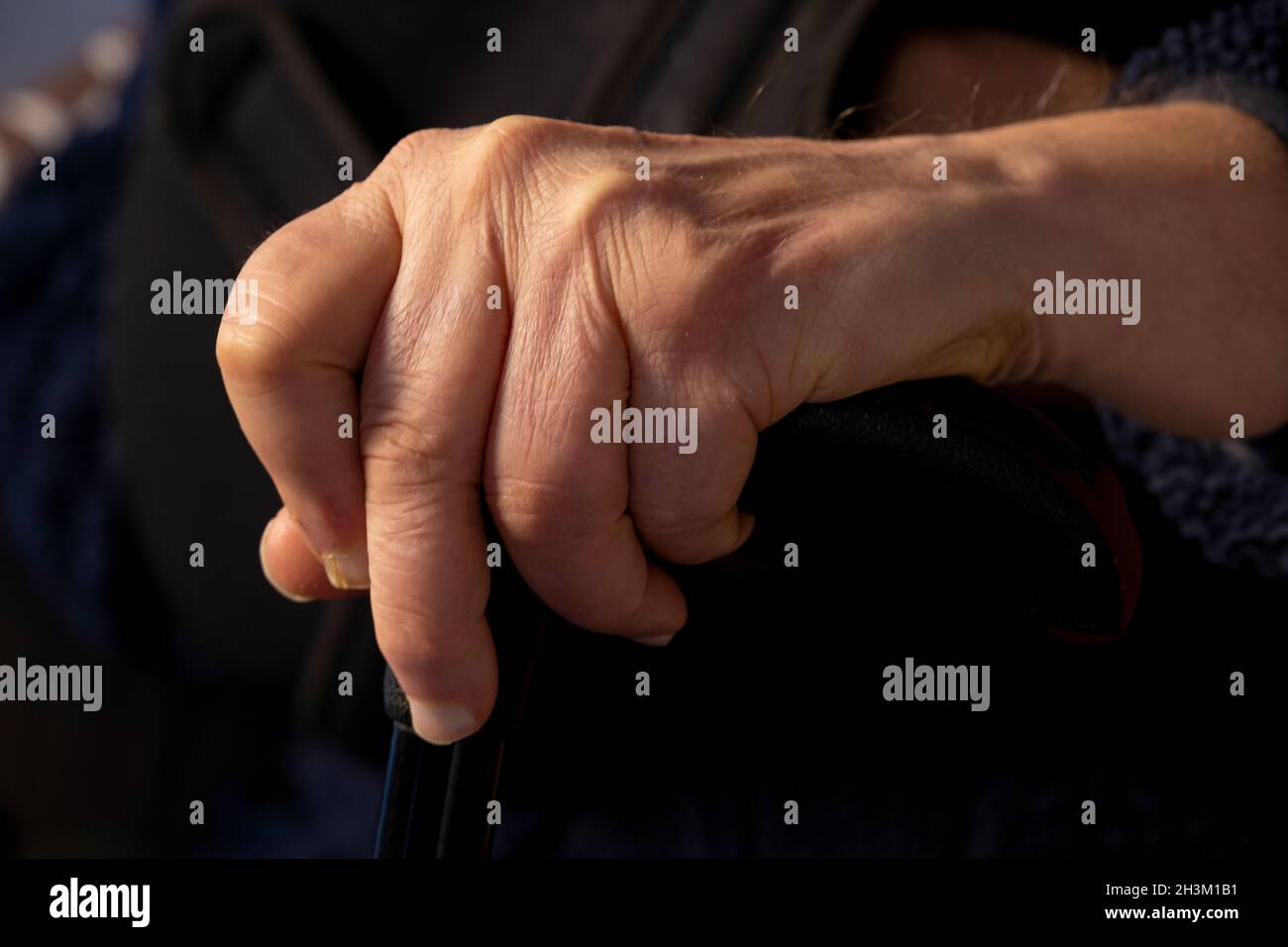 Old man with rod hi-res stock photography and images - Alamy
