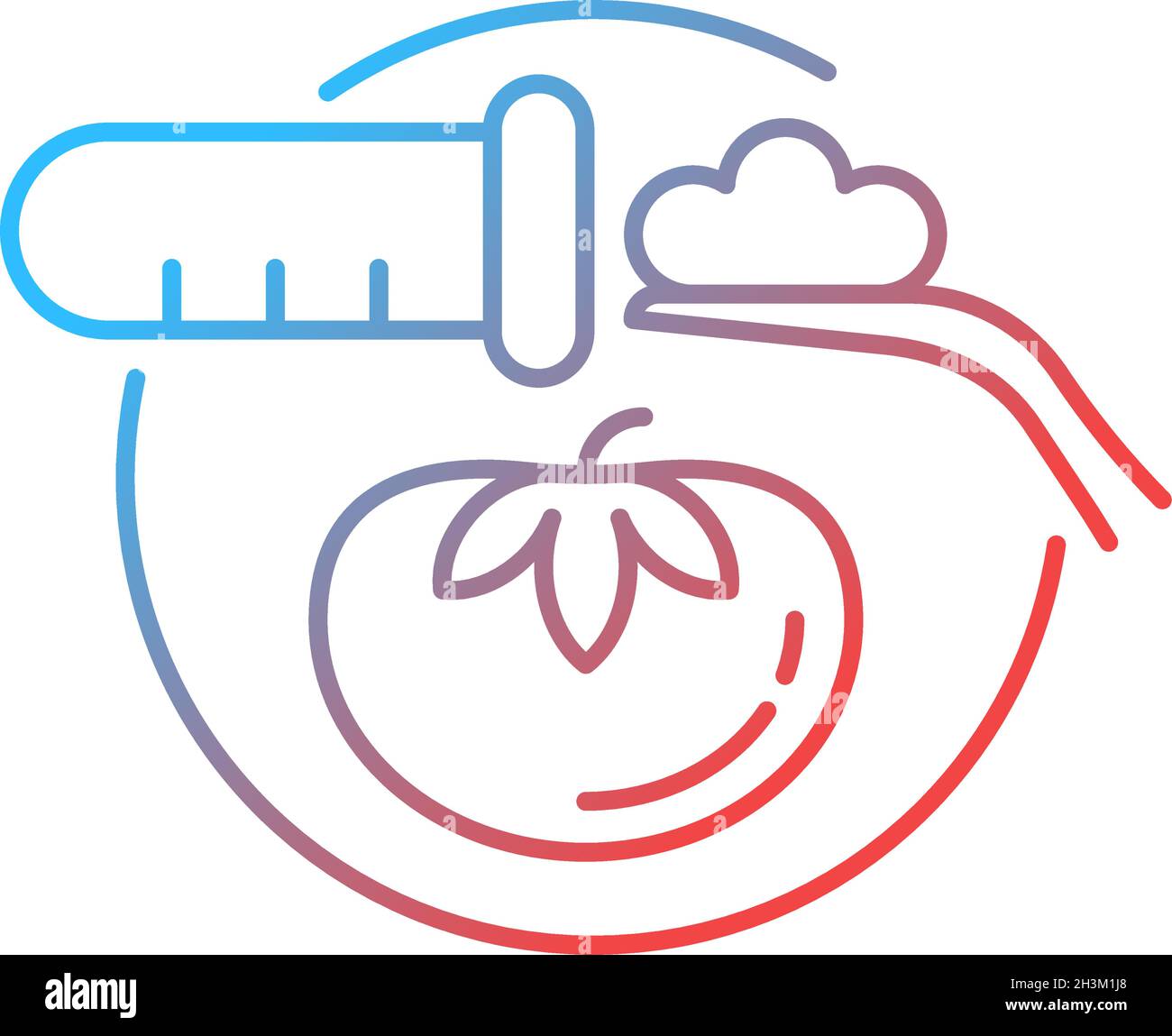 Food testing gradient linear vector icon Stock Vector Image & Art - Alamy