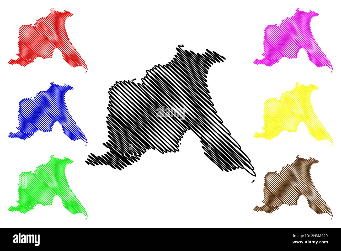 Sketch map of yorkshire Stock Vector Images - Alamy