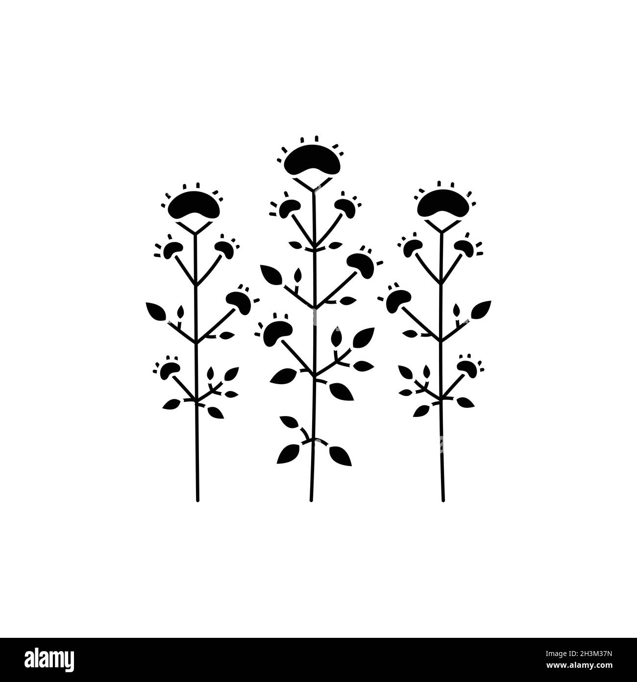 Oregano olor line icon. Essential oils. Pictogram for web page, mobile ...