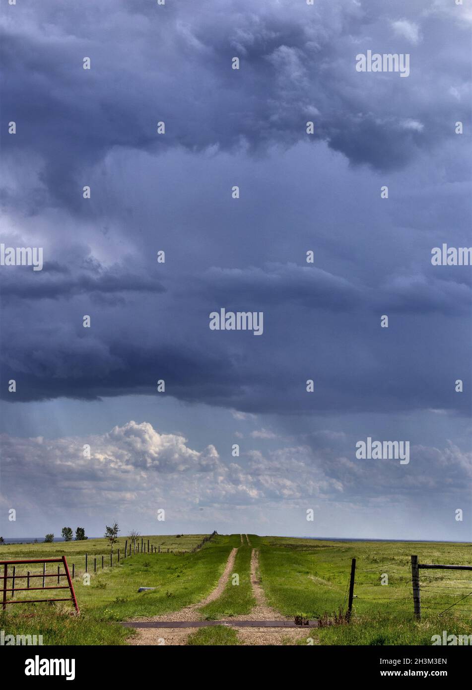 Prairie Storm Clouds Canada Stock Photo - Alamy