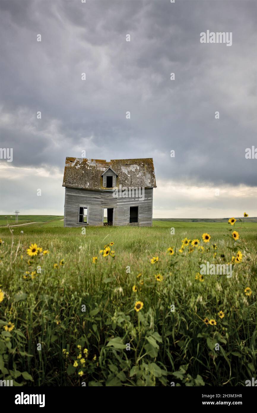 Prairie Storm Clouds Canada Stock Photo - Alamy