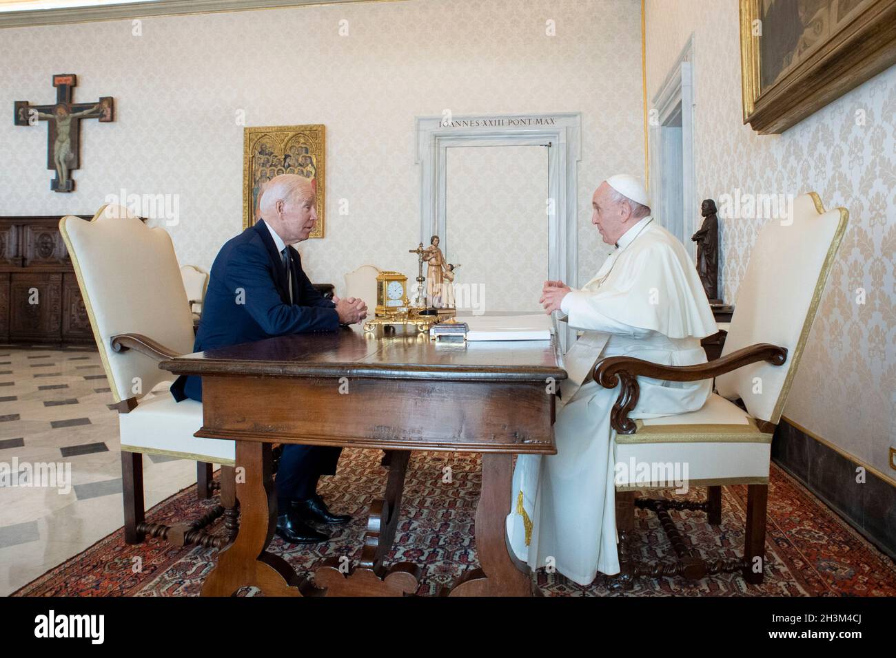 Vatican City, Italy. 29th Oct, 2021. United States President Joe Biden ...