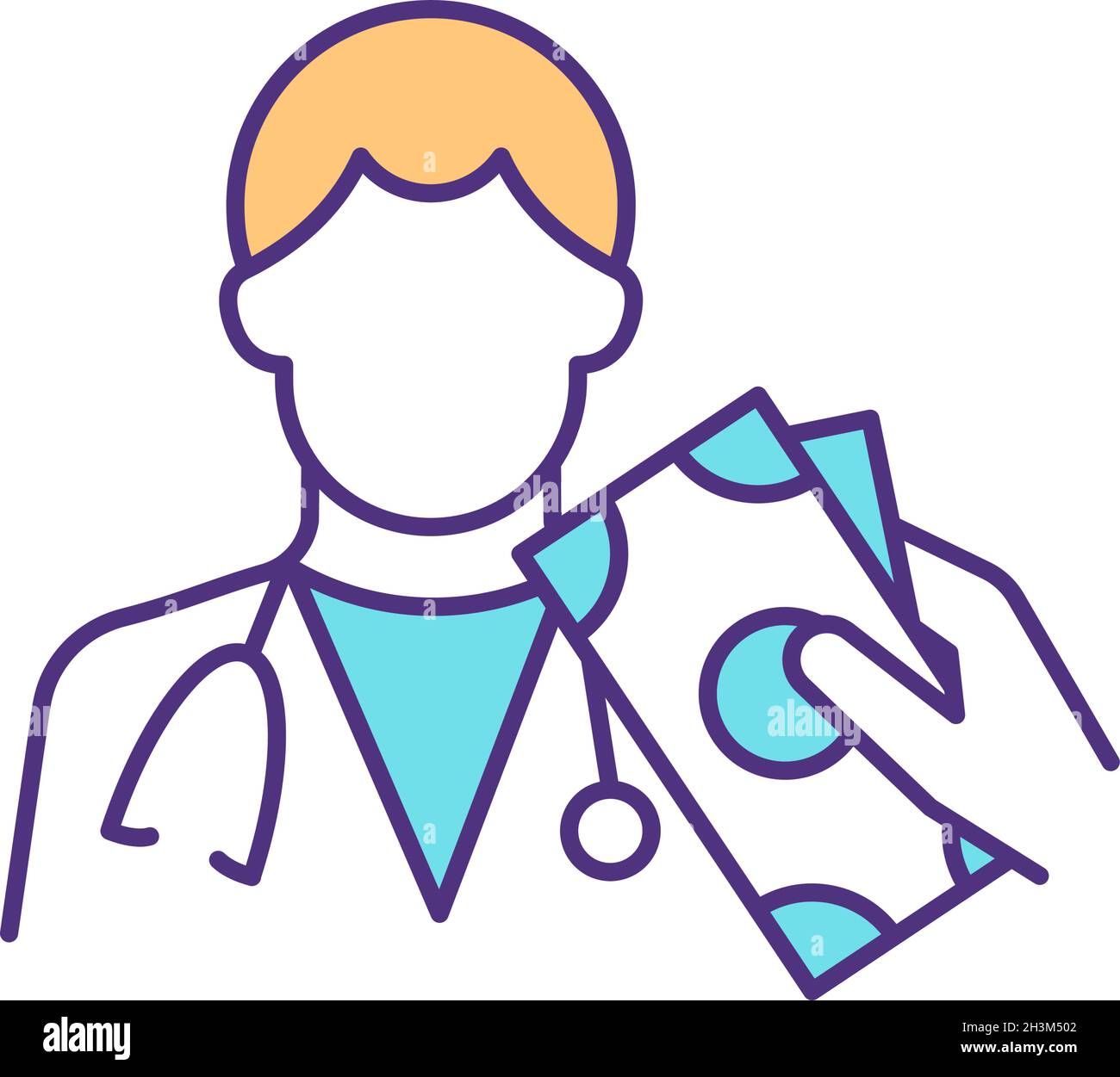 Hospital corruption RGB color icon Stock Vector Image & Art - Alamy