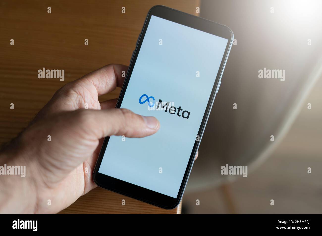 California, United States. Oct 28, 2021: Meta, Facebook rebrand concept ...