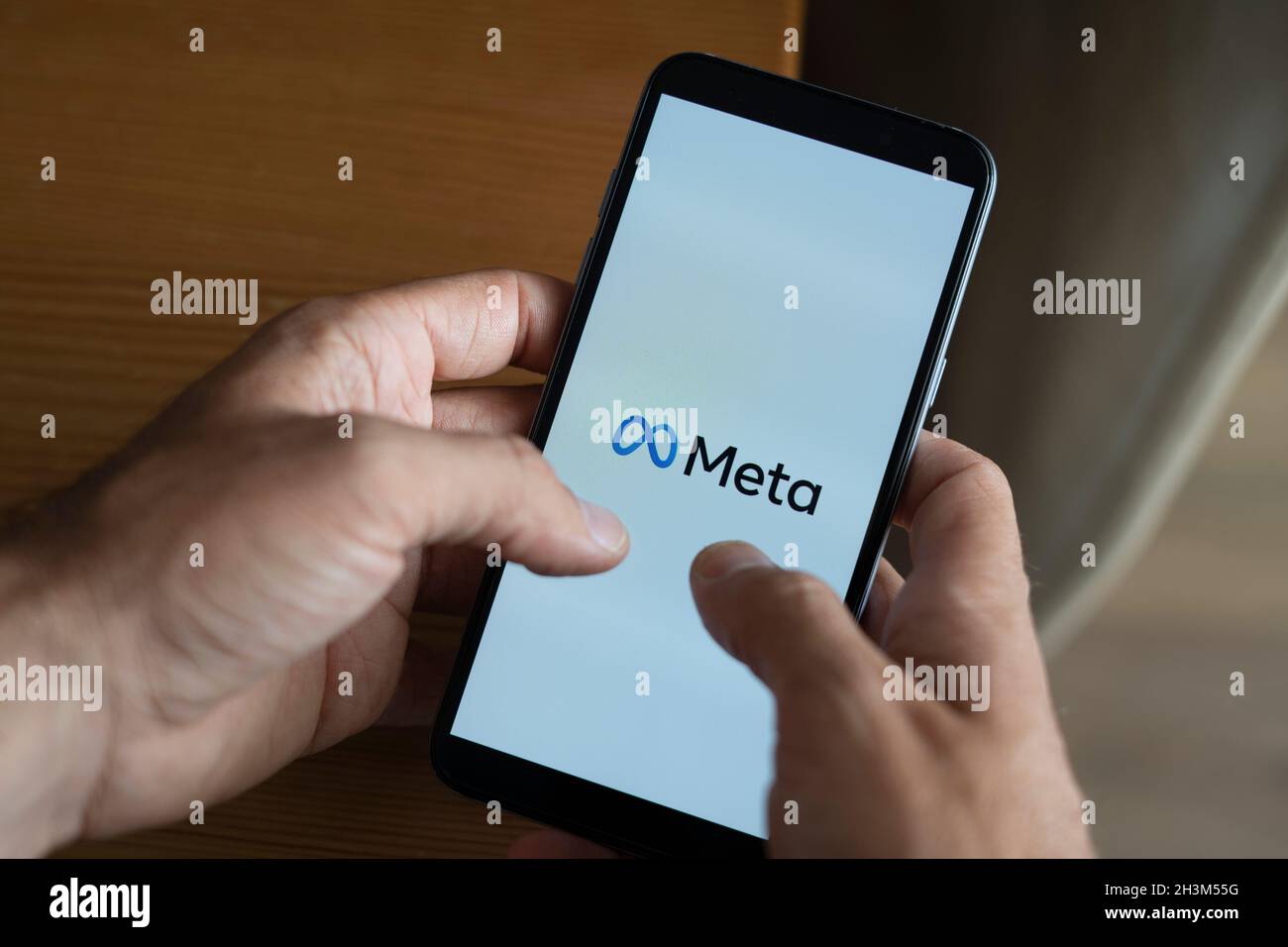 California, United States. Oct 28, 2021: Meta, Facebook rebrand concept ...