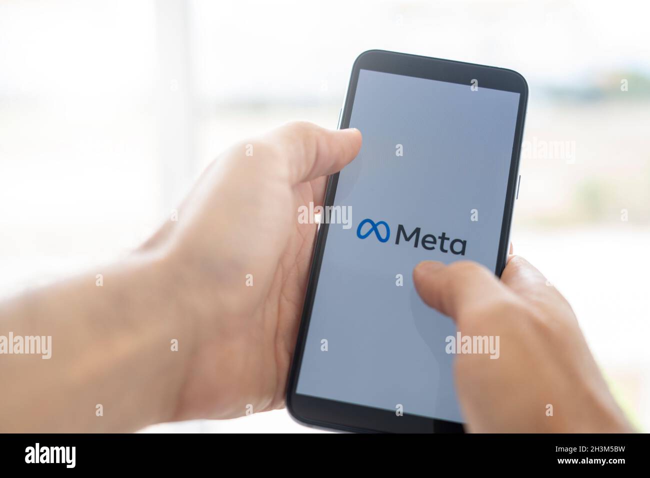 California, United States. Oct 28, 2021: Meta, Facebook rebrand concept ...