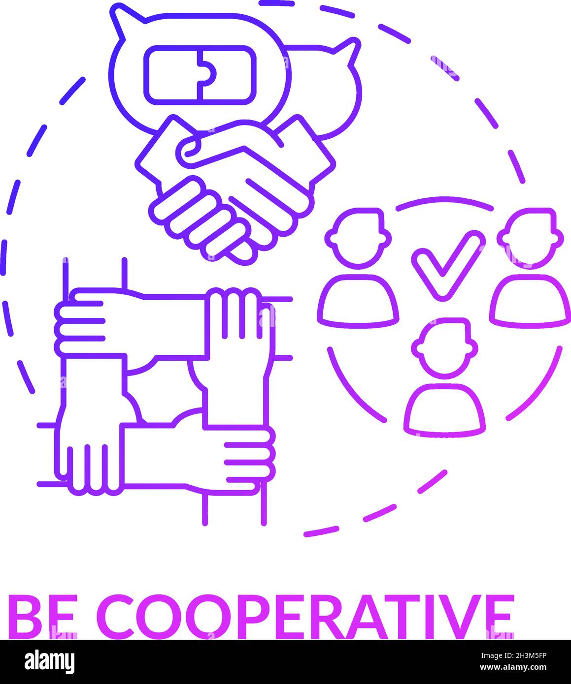 Cooperative organization Stock Vector Images - Alamy