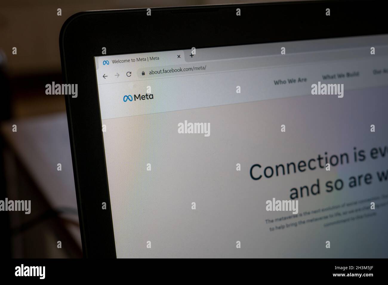 California, United States. Oct 28, 2021: Meta, Facebook rebrand concept ...