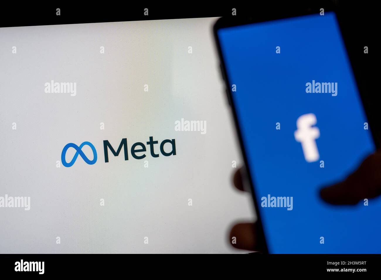 California, United States. Oct 28, 2021: Meta, Facebook rebrand concept ...