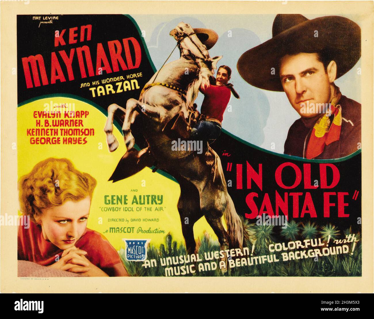 EVALYN KNAPP and KEN MAYNARD in IN OLD SANTA FE (1934), directed by ...