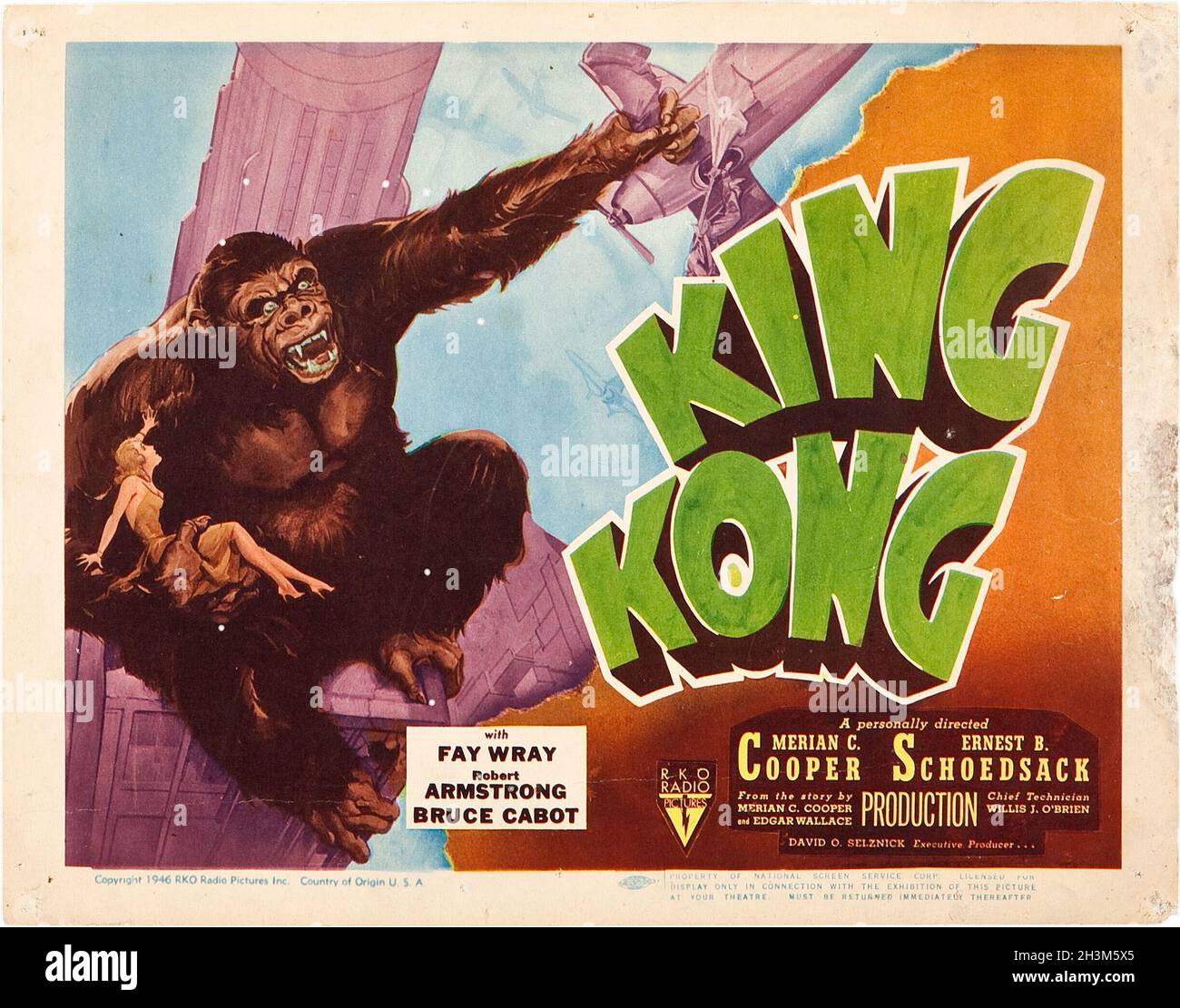 KING KONG (1933), directed by MERIAN C. COOPER and ERNEST B. SCHOEDSACK ...
