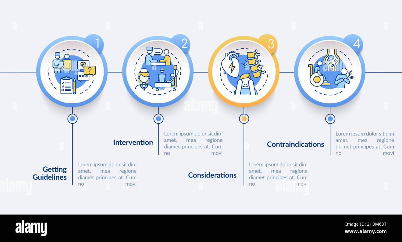 Respiratory therapy process vector infographic template Stock Vector ...