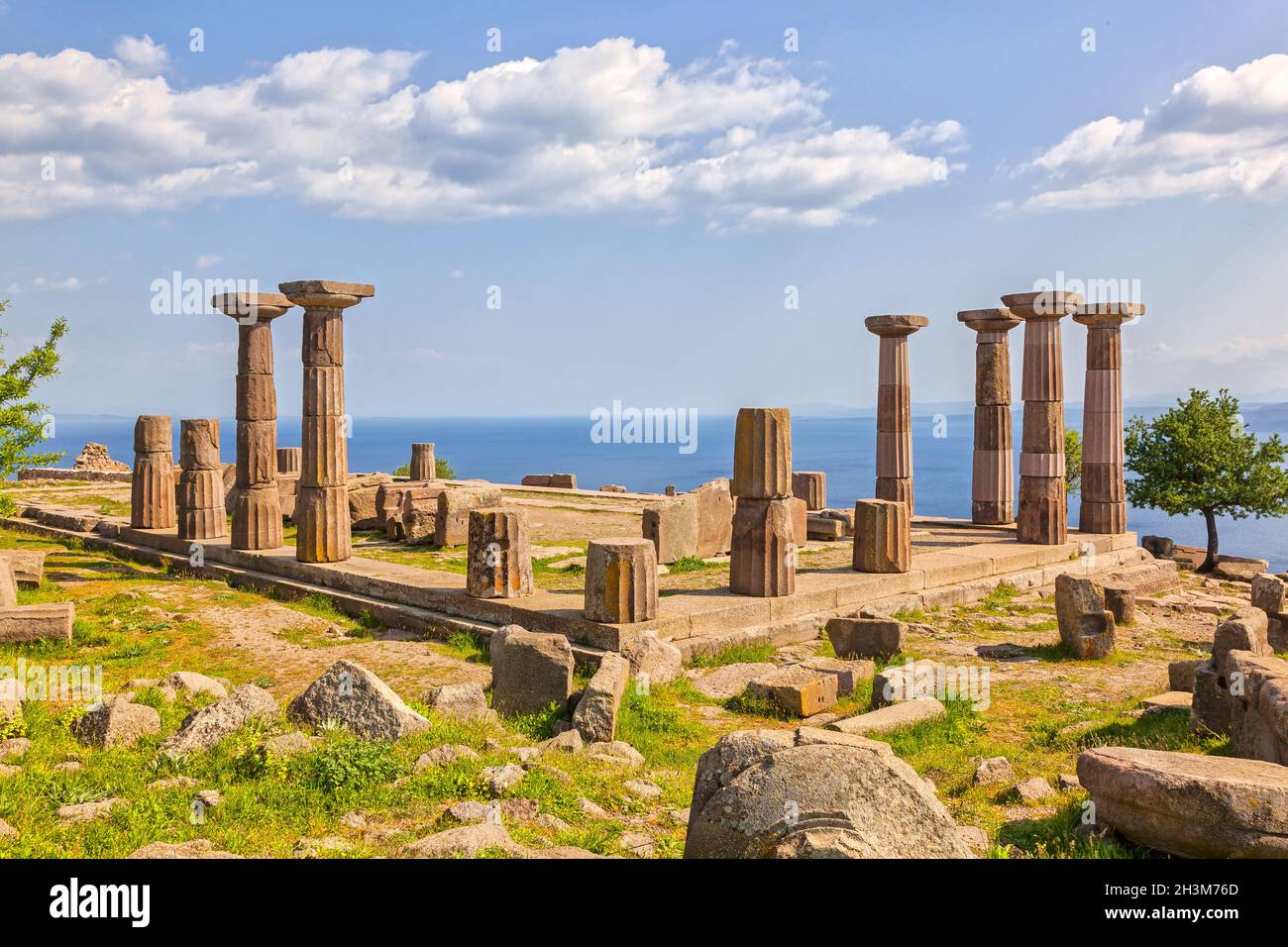 Ancient greek temple in Turkie Stock Photo - Alamy