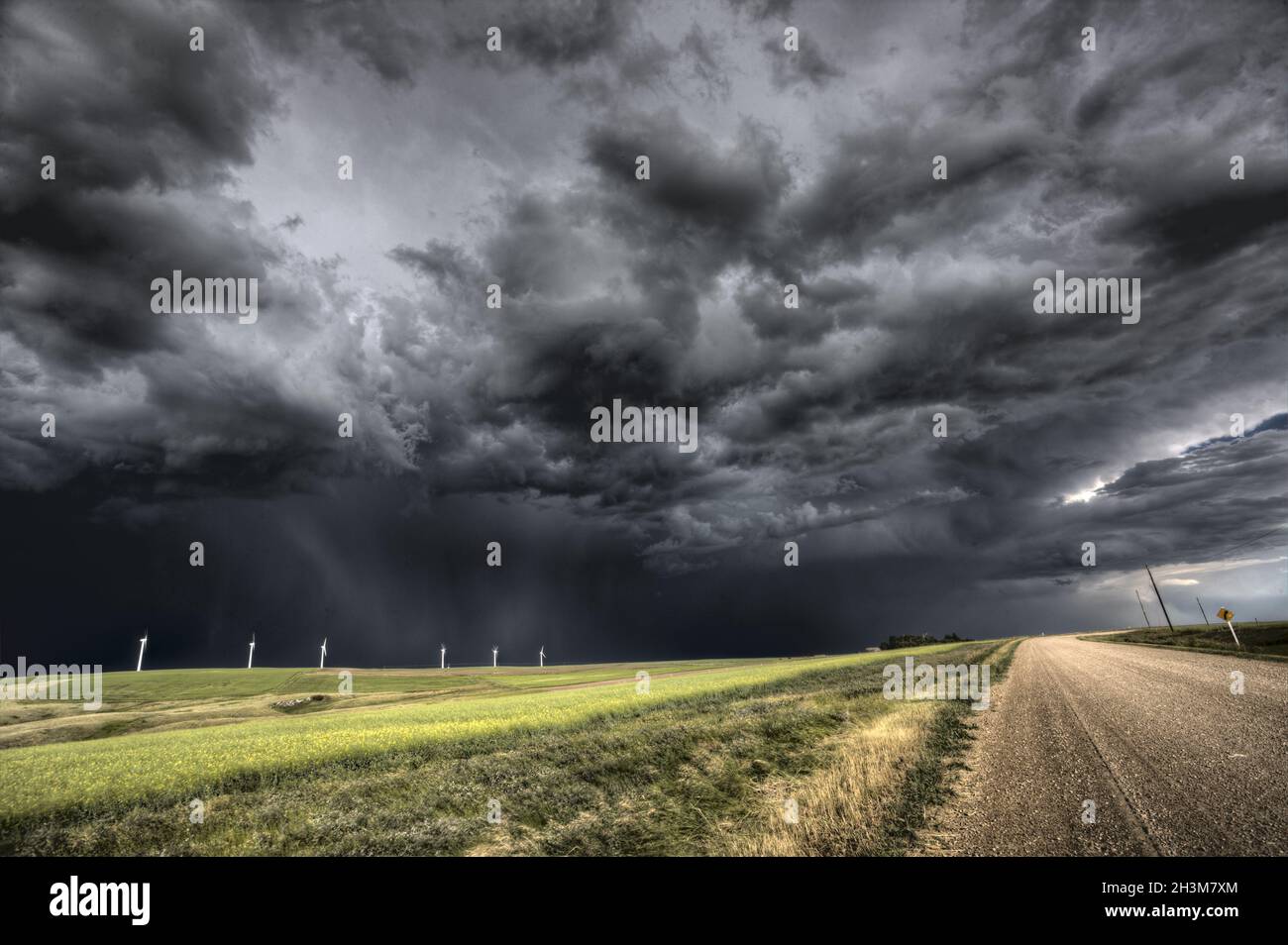 Prairie Storm Canada Stock Photo - Alamy