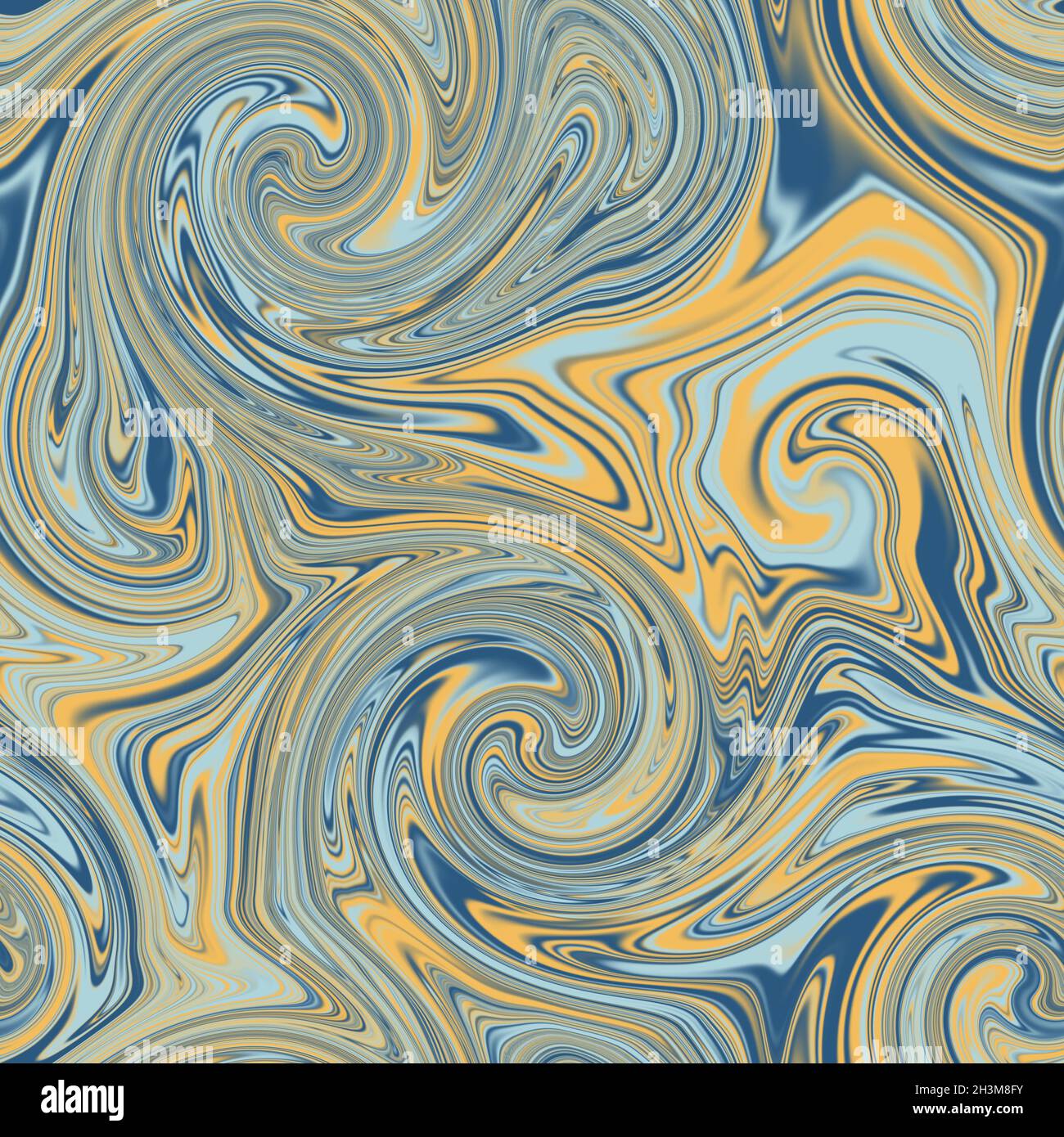 Seamless twirly swirly abstract liquid marble surface pattern design ...