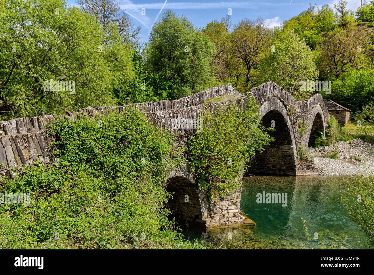 Greece ancient stone bridge hi-res stock photography and images - Alamy