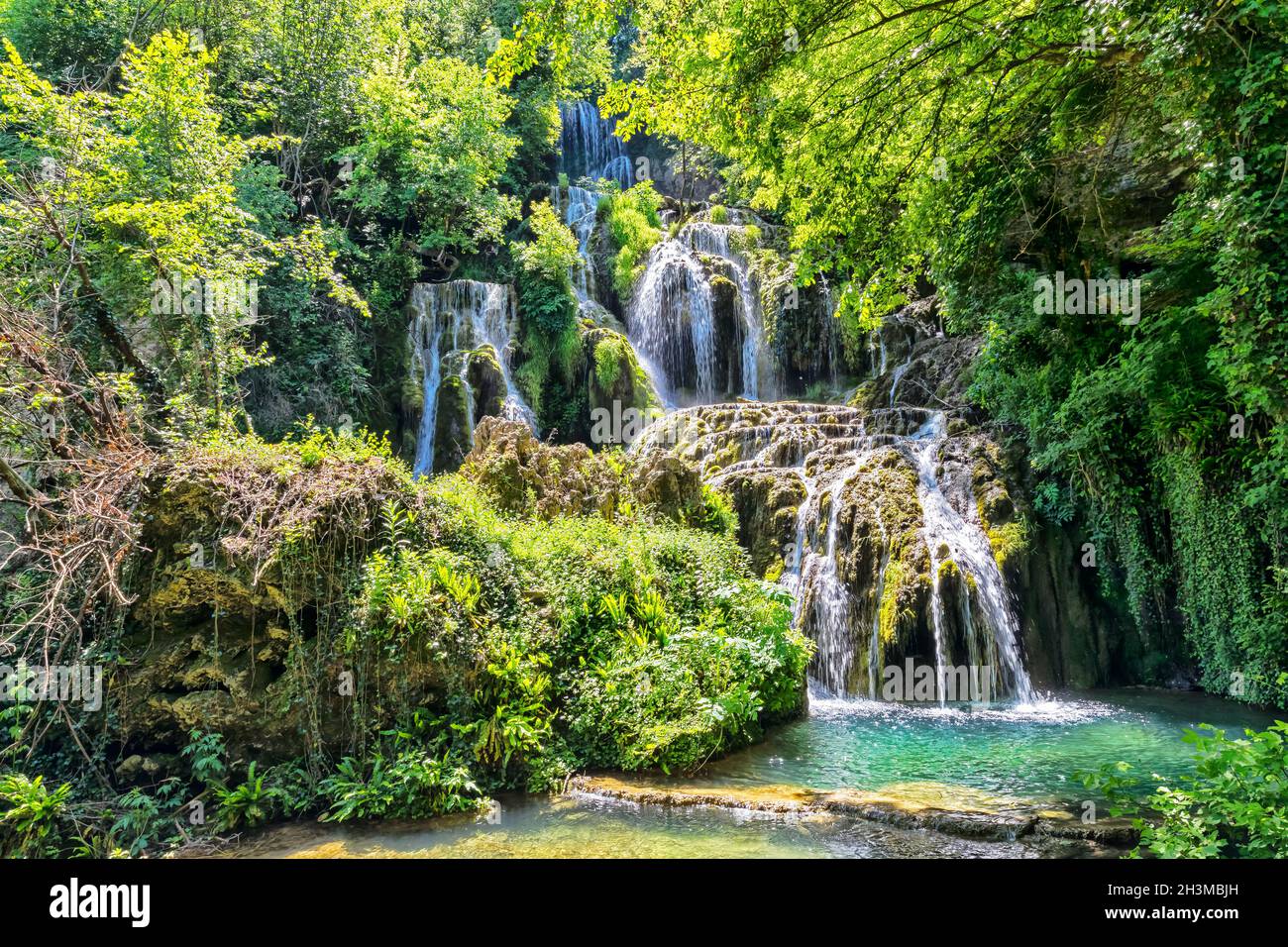 Amazing, Unbelievable Krushuna waterfalls, Bulgaria Stock Photo - Alamy