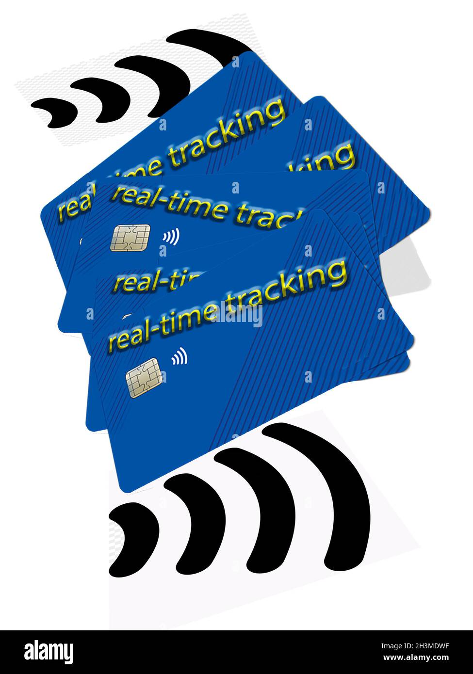 concept of instant economy and modern real-time tracking Stock Photo ...