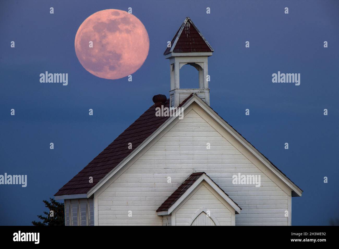 Pink moon hi-res stock photography and images - Alamy