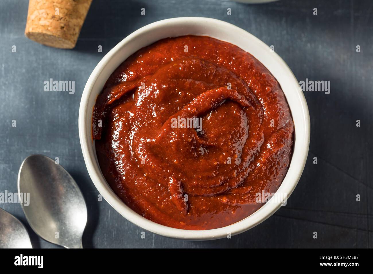 Organic Red Korean Gochujang Sauce in a Bowl Stock Photo - Alamy