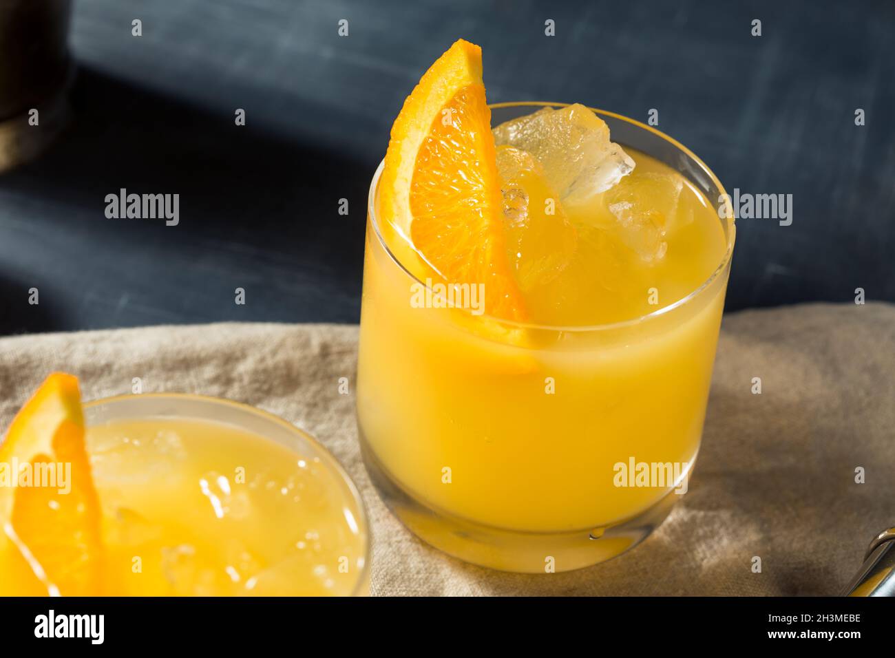 Boozy Vodka Brass Monkey Cocktail with Orange Juice Stock Photo - Alamy